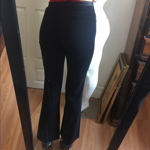 Cache | Pants & Jumpsuits | Cache Black Flare Pants Xs | Poshmark